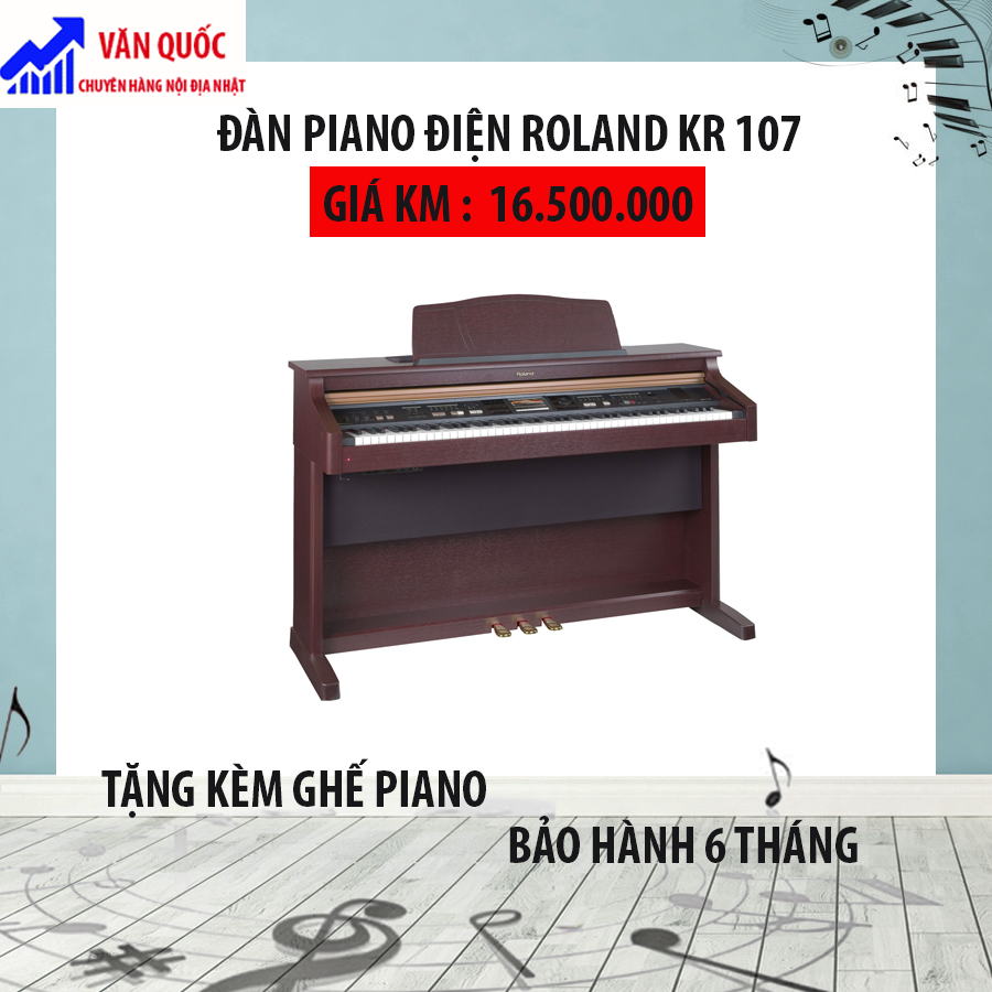 ĐÀN PIANO ĐIỆN ROLAND KR 107 - NỘI ĐỊA NHẬT GIÁ RẺ